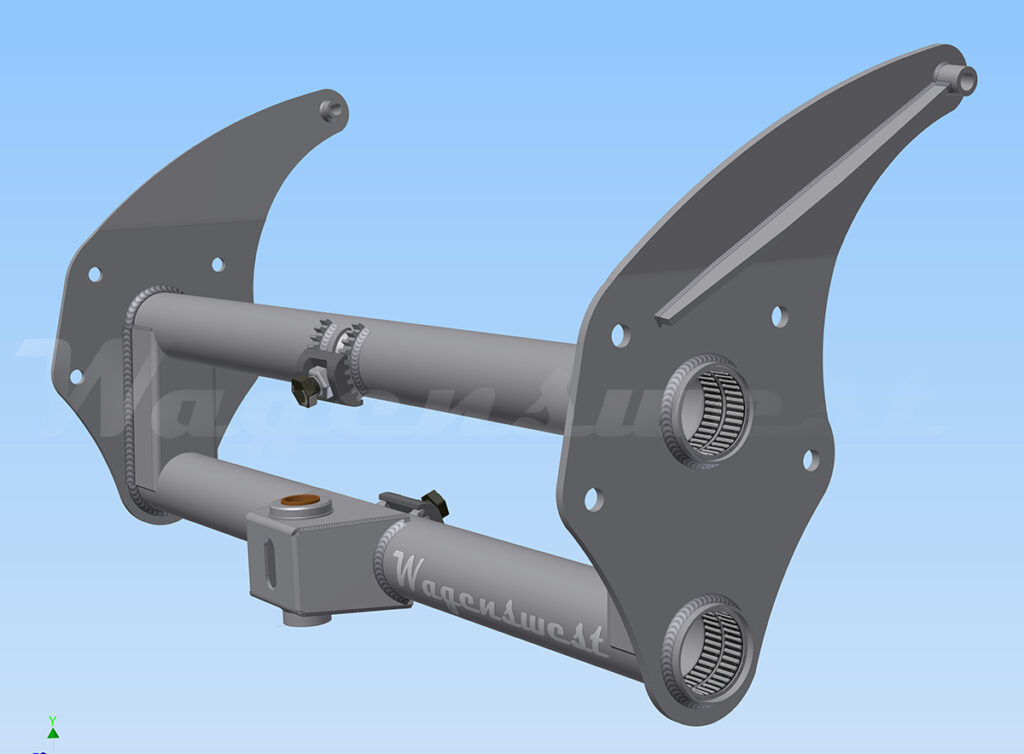 Volkswagen bus adjustable rear spring plates early bay.