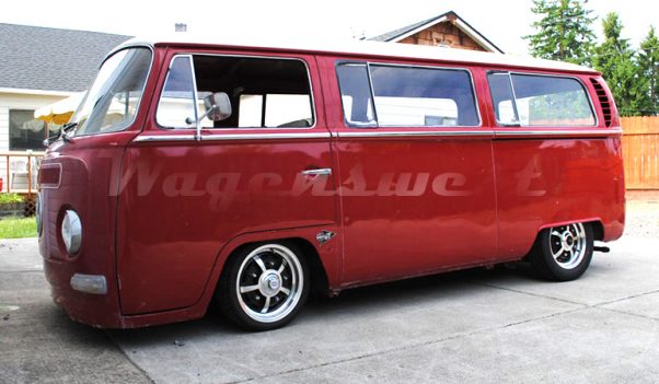 Volkswagen bus lowering kit by Wagenswest , for 1968-79 buses