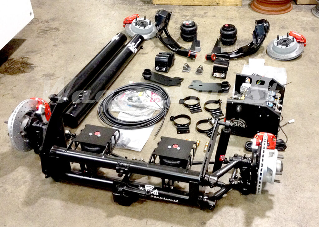 Air ride suspension for vw bus 1955-67 complete by Wagenswest