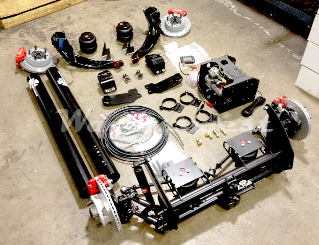 Air ride suspension for vw bus 1955-67 complete by Wagenswest