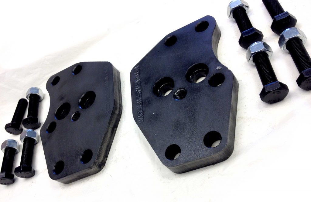 Wagenswest 2.5"inch VW bus rear lift plates 1968-79