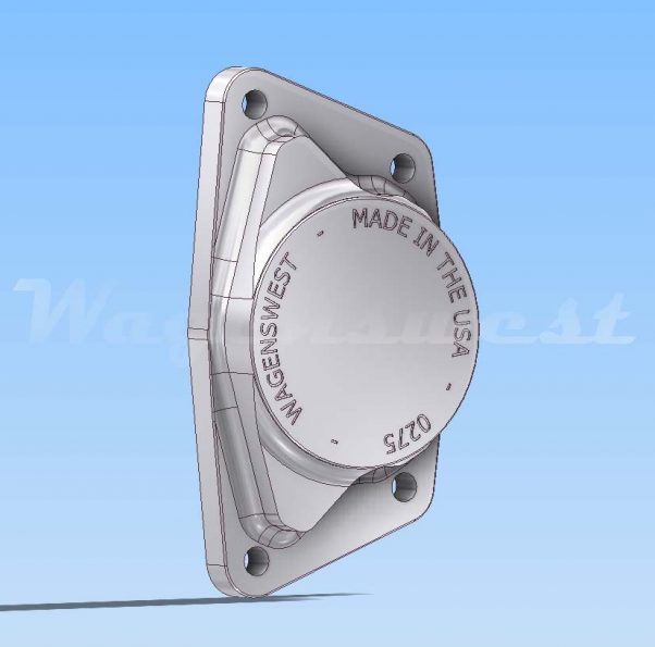 Wagenswest billet VW bus torsion spring plate caps 211511225