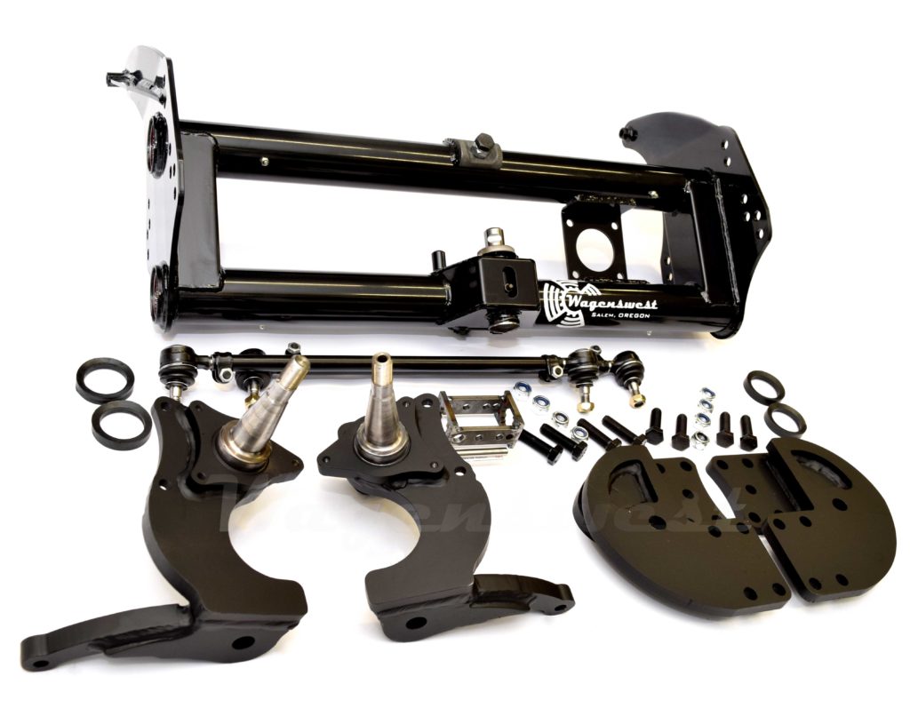 Volkswagen bus lowering kit by Wagenswest , for 1968-79 buses