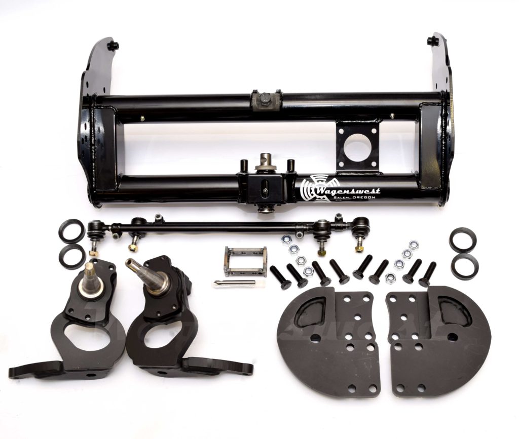 Volkswagen bus lowering kit by Wagenswest , for 1968-79 buses