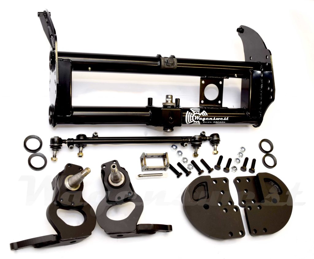 Volkswagen bus lowering kit by Wagenswest , for 1968-79 buses