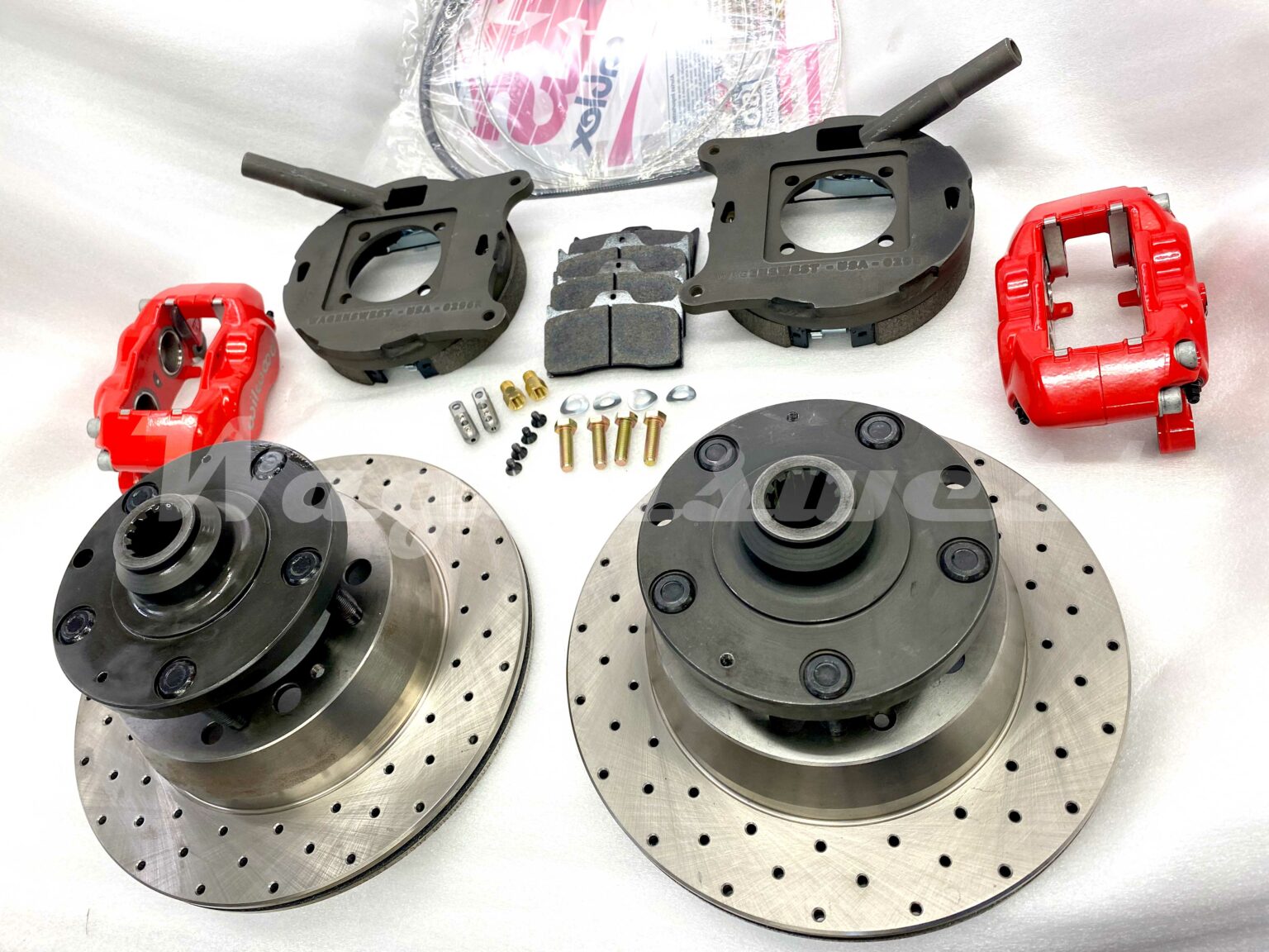 VW Bus Porsche rear disc brake kit IRS/Swing Axle 1955-67 - Wagenswest