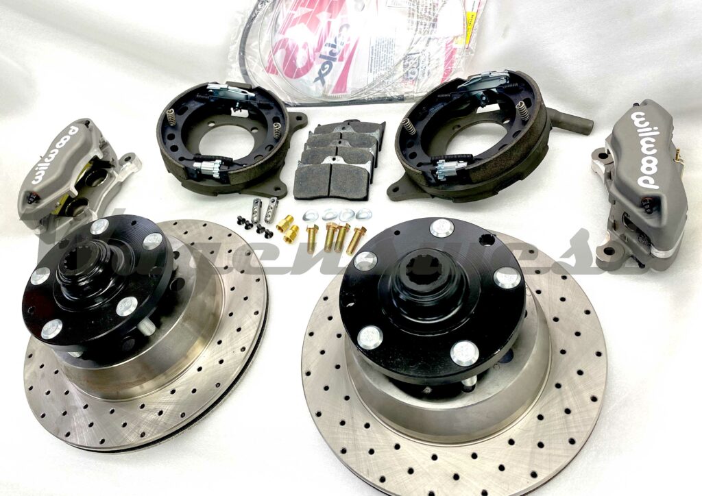 VW Bus Porsche rear disc brake kit IRS/Swing Axle 1955-67 - Wagenswest