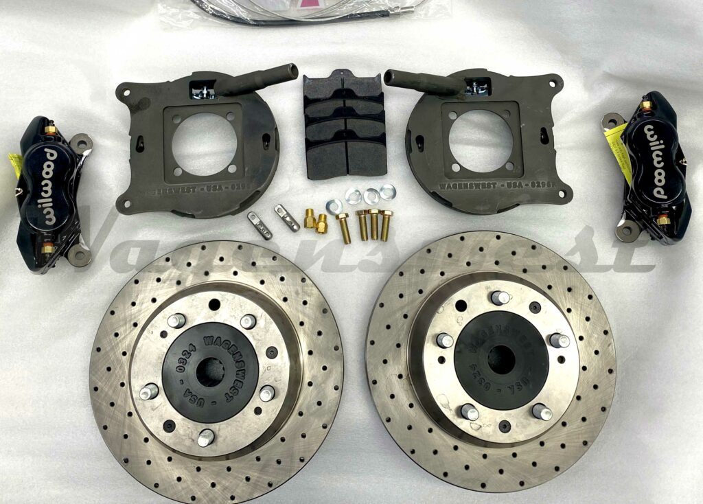 VW Bus Porsche rear disc brake kit IRS/Swing Axle 1955-67 - Wagenswest